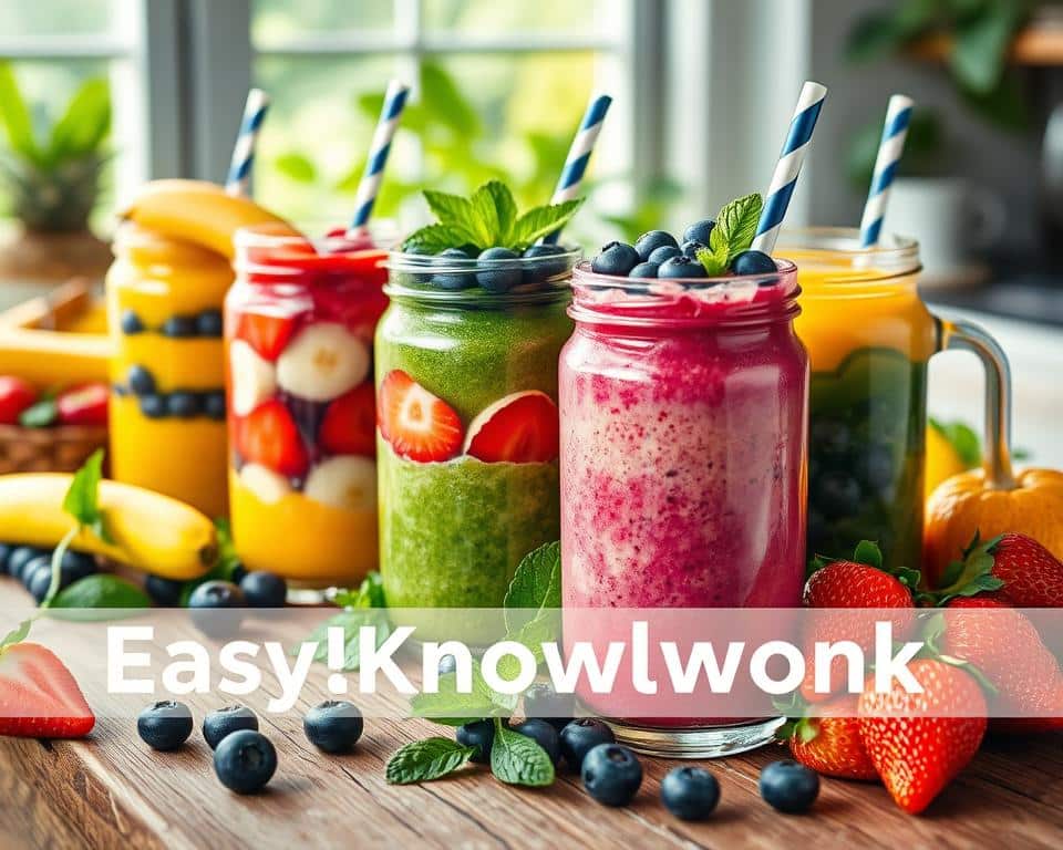 Easy Fruit Smoothies for Breakfast