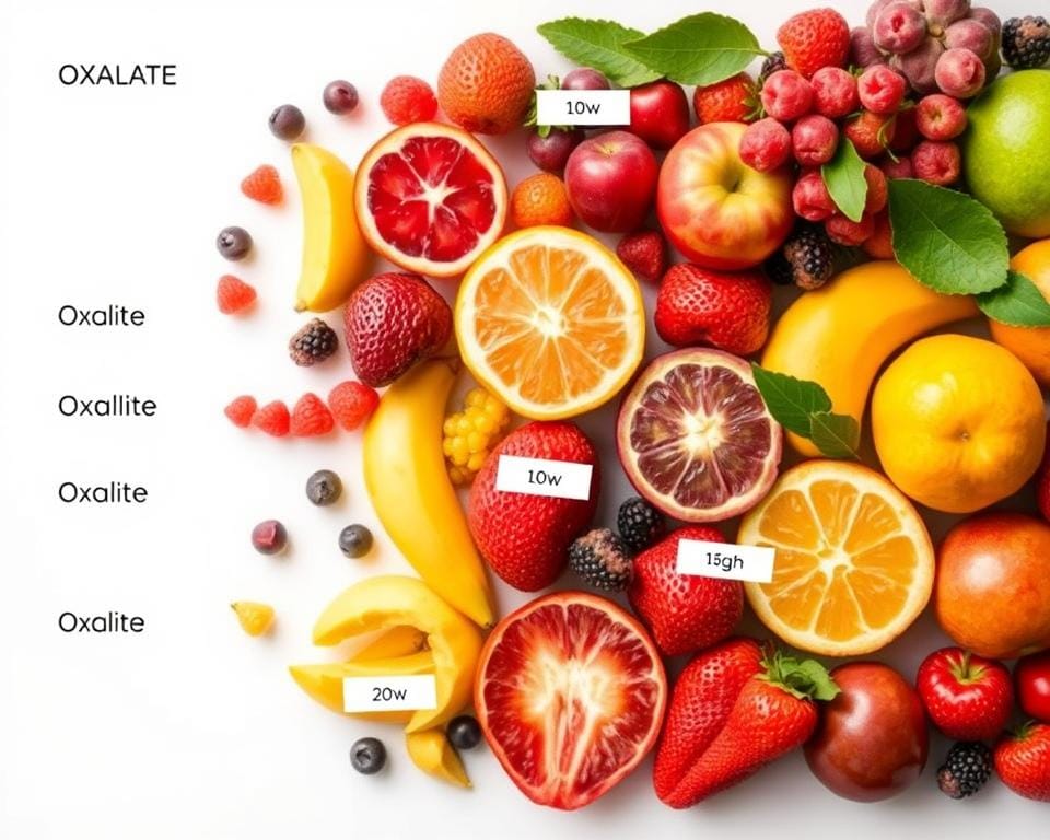Oxalate levels chart Archives - Fruits Knowledge World